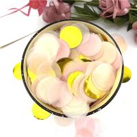 China Round Tissue Paper Confetti Wedding Party Poppers Streamers Confetti Streamer Throwers for sale