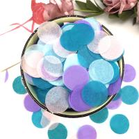 China Round Tissue Paper Confetti Wedding Party Poppers Streamers Confetti Streamer Throwers for sale