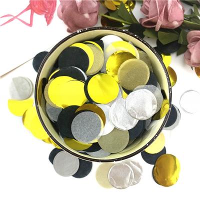 China Multicolour Circle Paper Confetti Shooter Color Smoke Effect for sale