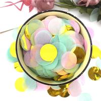 China Multicolour Circle Paper Confetti Shooter Color Smoke Effect for sale