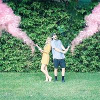 China Safe Powder Gender Reveal Cannon Custom Confetti Poppers Handheld for sale