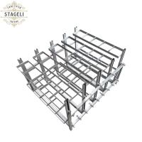 China Customizable Sparkling And Safe Aluminum Metal Fireworks Racks For All Festivals for sale