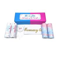 China Blue Pink Boy Girl Gender Reveal Confetti Launcher Biodegradable Flameproof Party Confetti Popper for sale