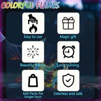 China MEKER Fire Color Changing Packets Create A Colorful Fire Show For Your Campfires for sale