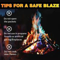 China MEKER Fire Color Changing Packets Create A Colorful Fire Show For Your Campfires for sale