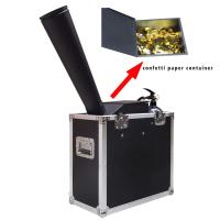 China 100W Electric Control Confetti Machine Trachea 3m Mini LED Confetti Blast Machine for sale