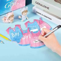 China Gender Reveal Boy or Girl Box Baby Shower Decorations Boys Girls Party Decoration Set for sale