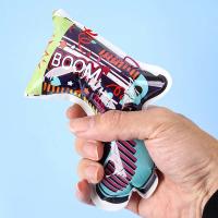 China Automatic Inflatable Fireworks Gun Toy Aluminum Film Birthday Wedding Hotel New Year Party Atmosphere Metallic Balloons Gun for sale