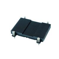 China Ultra Thin Black Anodized Aluminum Extrusion Heatsink with Heat Pipe Custom Heat Sink for Mini PC Motherboard for sale