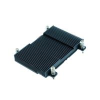 China Ultra Thin Black Anodized Aluminum Extrusion Heatsink with Heat Pipe Custom Heat Sink for Mini PC Motherboard for sale