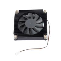 China Low Profile Aluminum Heatsink with DC Fan for Industrial Control Equipment for sale