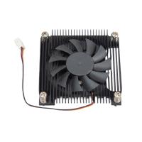 China Low Profile Aluminum Heatsink with DC Fan for Industrial Control Equipment for sale