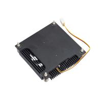 China Low Profile Aluminum Heatsink with DC Fan for Industrial Control Equipment for sale