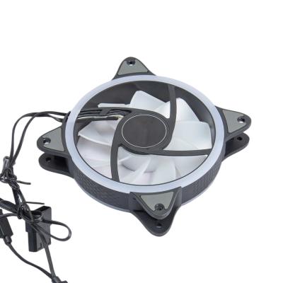 China 120mm RGB LED PC Case Fan | 4Pin PWM Hydraulic Bearing | High Airflow Low Noise Cooling Fan for Computer Cases & CPU Coolers for sale