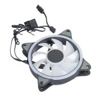 China 120mm RGB LED PC Case Fan | 4Pin PWM Hydraulic Bearing | High Airflow Low Noise Cooling Fan for Computer Cases & CPU Coolers for sale