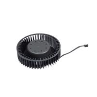 China 75mm High Static Pressure Blower Fan, 4Pin PWM GPU Cooling Fan for NVIDIA/AMD Graphics Card for sale