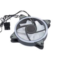 China 12cm RGB LED Fan with Dual Interface 4Pin PWM High Airflow PC Cooling Fan for Desktop for sale