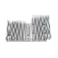 China Custom L-Shaped Heat Pipe Riveted Extruded Aluminum Heatsink for Industrial Equipment Cooling for sale