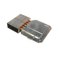 China Copper Aluminum Composite Liquid Cooling Module High Density Fins Multi Heat Pipe Industrial Grade High Power Heat Sink for sale