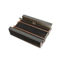 China High Performance Passive Heat Sink 4 Copper Heat Pipes Aluminum Fin Heatsink for 1U Server CPU Cooling for sale