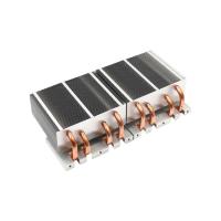 China High-Power 400-500W High-Density Fin Heat Pipe Heat Sink Medical Equipment Copper Aluminum Welded Tube Radiator Factory Direct for sale