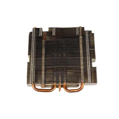 China Custom Multi Heat Pipe Stacked Fin Heat Sink Module High Power Cooling Solution for Servers Gaming Consoles AIO PCs for sale