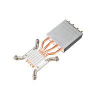 China Custom 4 Heat Pipe Aluminum Fin Heat Sink Module | High Efficiency Cooling for All-in-One PCsGaming Consoles & Mini PCs for sale
