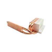 China 2 Heat Pipe CPU Cooler Aluminum Heatsink with Copper Heat Pipes for Mini PC Industrial Computer for sale
