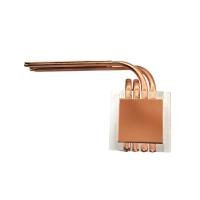 China 2 Heat Pipe CPU Cooler Aluminum Heatsink with Copper Heat Pipes for Mini PC Industrial Computer for sale