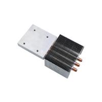 China High Efficiency 3 Copper Heat Pipe Aluminum Fin Radiator Passive Cooler for Medical Device Projector for sale