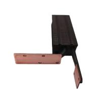 China Custom U-shaped Heat Pipe Heatsink Aluminum Fin High Power High Bay Light Projector Cooling Module for sale