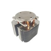China Industrial Control Server Processor Heatsink Copper Aluminum Dual Heat Pipe High Efficiency Precision Cooling Module Esports for sale