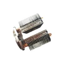 China Industrial Control Server Processor Heatsink Copper Aluminum Dual Heat Pipe High Efficiency Precision Cooling Module Esports for sale