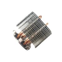 China Industrial Control Server Processor Heatsink Copper Aluminum Dual Heat Pipe High Efficiency Precision Cooling Module Esports for sale