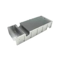 China CNC Lathe Machining Aluminum Alloy Industrial Extrusion Heatsink Precision Electroless Nickel Plating Customizable for sale