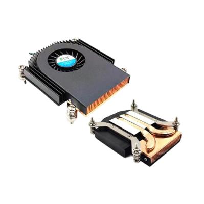 China LtraThin21mmCPUCooler2HeatPipesTurbo Blower Fan for All in One PC HTPCIndustrialComputer LGA115512001700 Low ProfileCPU Heatsink for sale