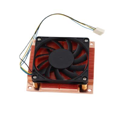 China 60mm PWM Fan All Copper CPU Heatsink Low Profile Cooler for Industrial Control Server Embedded System for sale