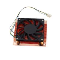 China 60mm PWM Fan All Copper CPU Heatsink Low Profile Cooler for Industrial Control Server Embedded System for sale