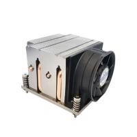 China OEM 2U Server CPU Cooler 6 Copper Heat Pipes Aluminum Fins PWM Fan Active Cooling Heatsink for Server Workstation for sale