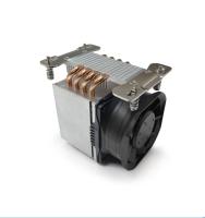 China OEM 2U Server CPU Cooler 6 Copper Heat Pipes Aluminum Fins PWM Fan Active Cooling Heatsink for Server Workstation for sale