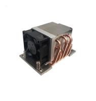 China OEM 2U Server CPU Cooler 6 Copper Heat Pipes Aluminum Fins PWM Fan Active Cooling Heatsink for Server Workstation for sale