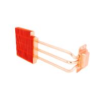 China 3 Copper Heat Pipe Pure Copper Fin Heatsink for High Power CPU / Industrial Equipment Cooling for sale