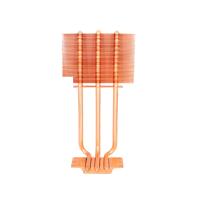 China 3 Copper Heat Pipe Pure Copper Fin Heatsink for High Power CPU / Industrial Equipment Cooling for sale