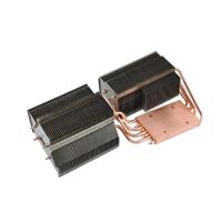 China Custom 4 Heat Pipe Skived Fin Heatsink, Copper Aluminum CPU GPU Cooler for Medical, LED, Projector, Industrial for sale