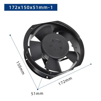 China 172x150x51mm AC Axial Cooling Fan 17251 Industrial Exhaust Fan for Cabinet Ventilation for sale