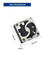 China 1504 DC Cooling Fan 15x15x4mm Ultra Thin Mini Fan 3.3V 5V Micro Axial Fan for Drone VR Projector for sale