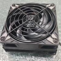 China 12V ball bearing axial flow cooling fan, 4-pin, 42.02 CFM, 4200 RPM, plastic fan. 4 copper tube air cooling/radiator, suitable for mining equipment. for sale