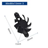 China 80x80x15mm Bracket Fan DC 12V 24V Brushless Suspension Frame Cooling Fan For Inverter Power Supply for sale