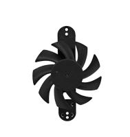 China 80x80x15mm Bracket Fan DC 12V 24V Brushless Suspension Frame Cooling Fan For Inverter Power Supply for sale