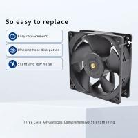 China 12038 DC Cooling Fan 120x120x38mm High CFM Dual Ball Bearing Axial Fan for Server Cabinet Inverter Mining Equipment for sale